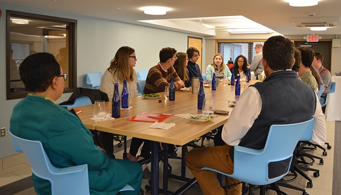 President Jackson Visits Bray Hall – Every Day Matters